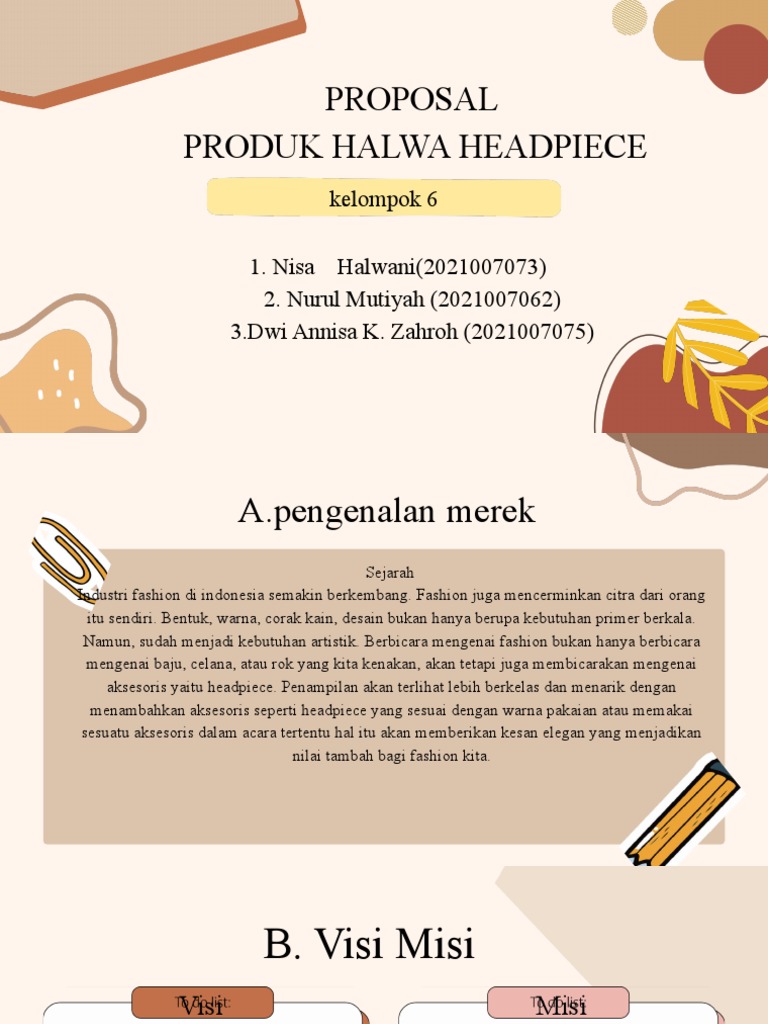 Halwa Headpiece | PDF
