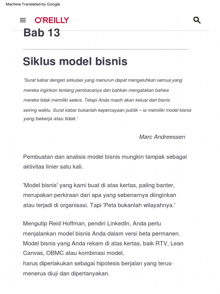 13 The Business Model Cycle - The Business Model Book | PDF