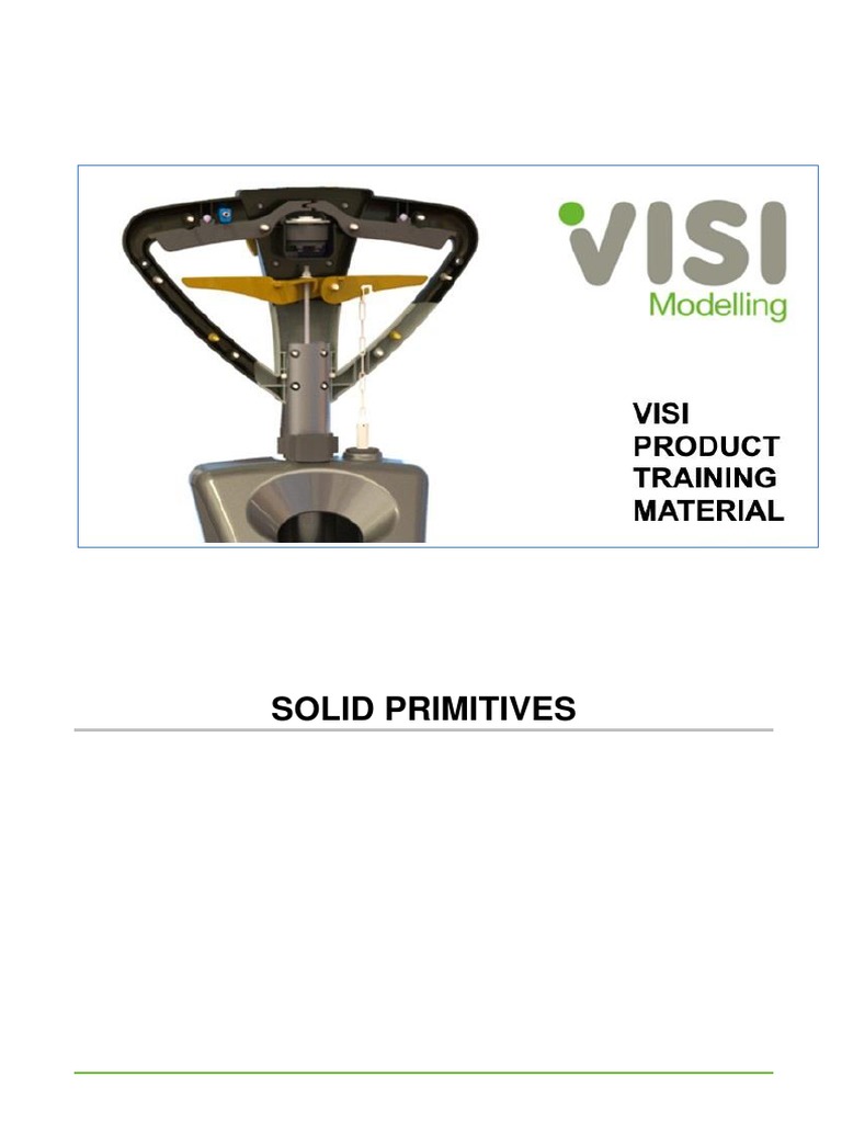 VISI Solid Primitives | PDF | License | Menu (Computing)