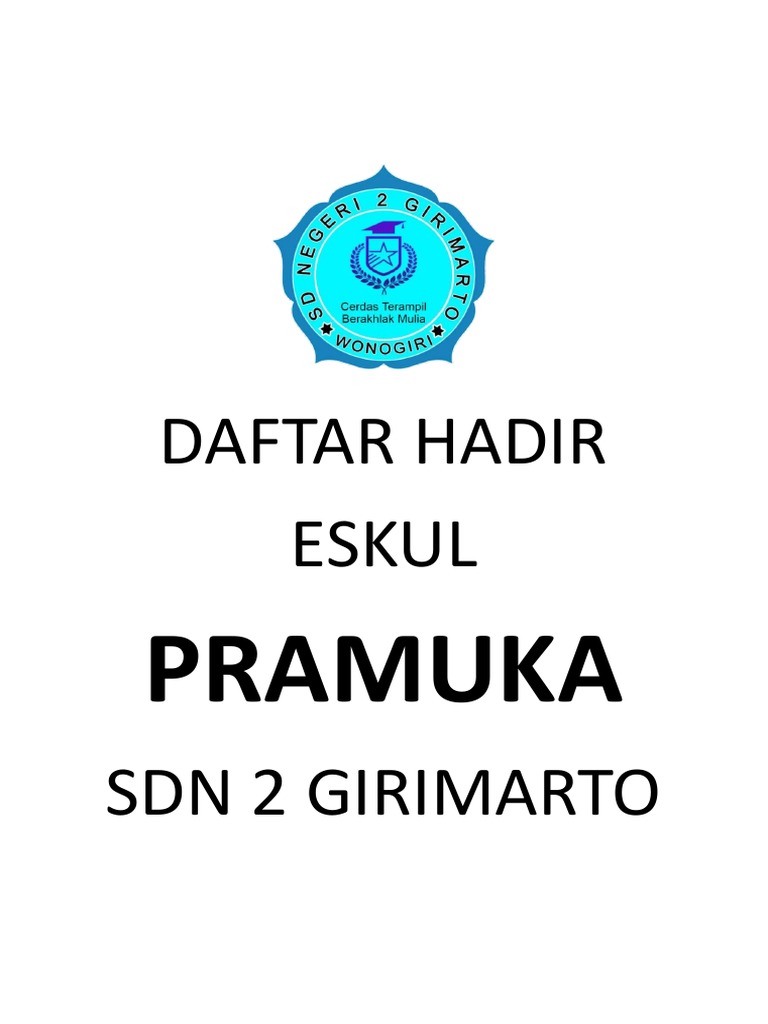 Contoh Daftar Hadir Eskul Tari Pramuka | PDF