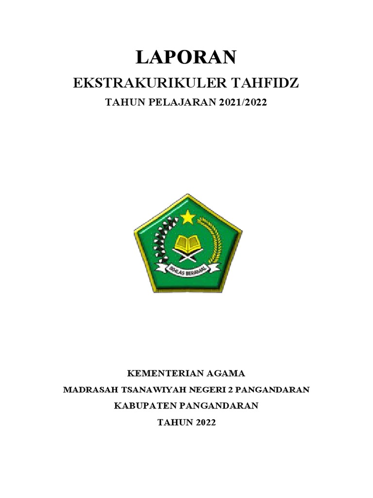 Laporan Ekskul Tahfidz | PDF