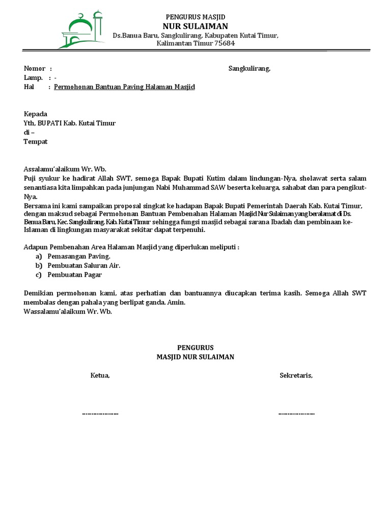 A2 Proposal Paving Nur Sulaiman | PDF