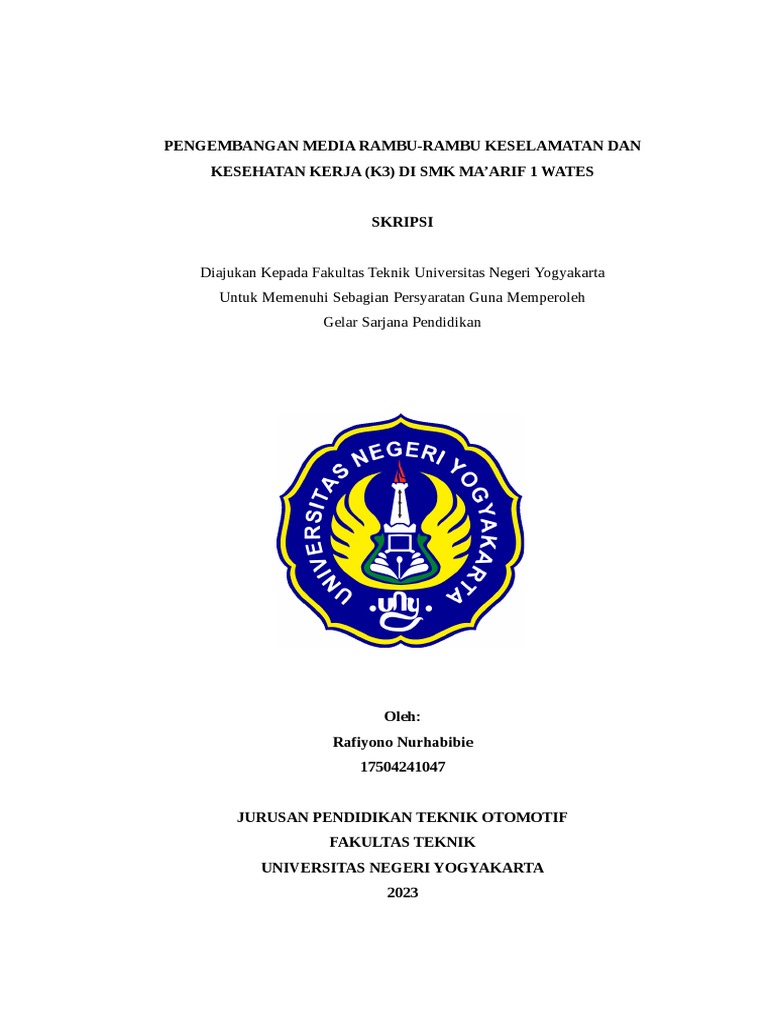 Halaman Awal SKRIPSI | PDF