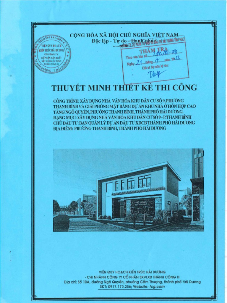02. Thuyết minh TKTC | PDF