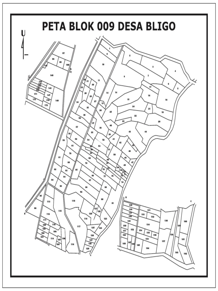 Peta Blok 009 Desa Bligo | PDF