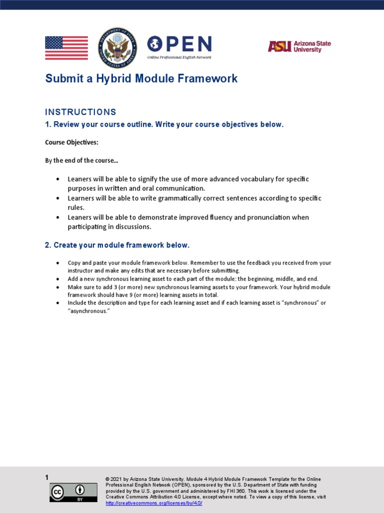 Mah Rukh Shakir - Hybrid Module Framework | PDF