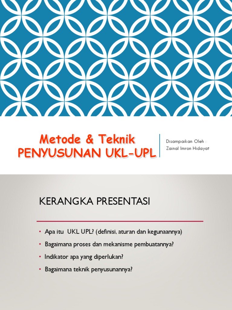 Metode & Teknik Penyusunan UKL UPL 2 | PDF