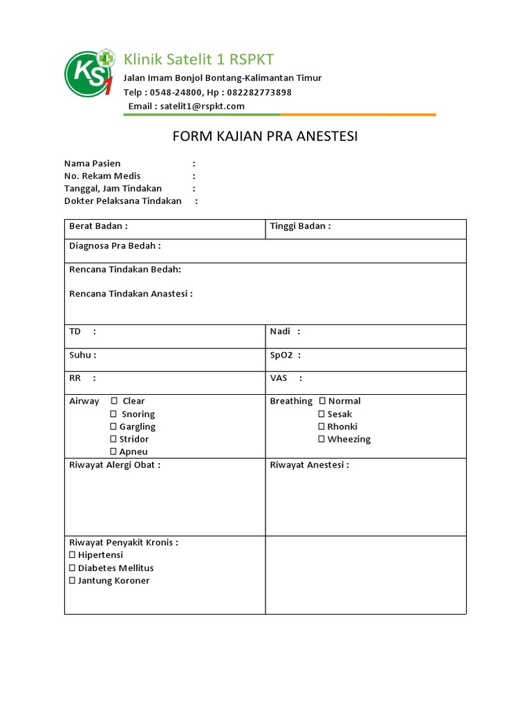 Kajian Pra Bedah | PDF