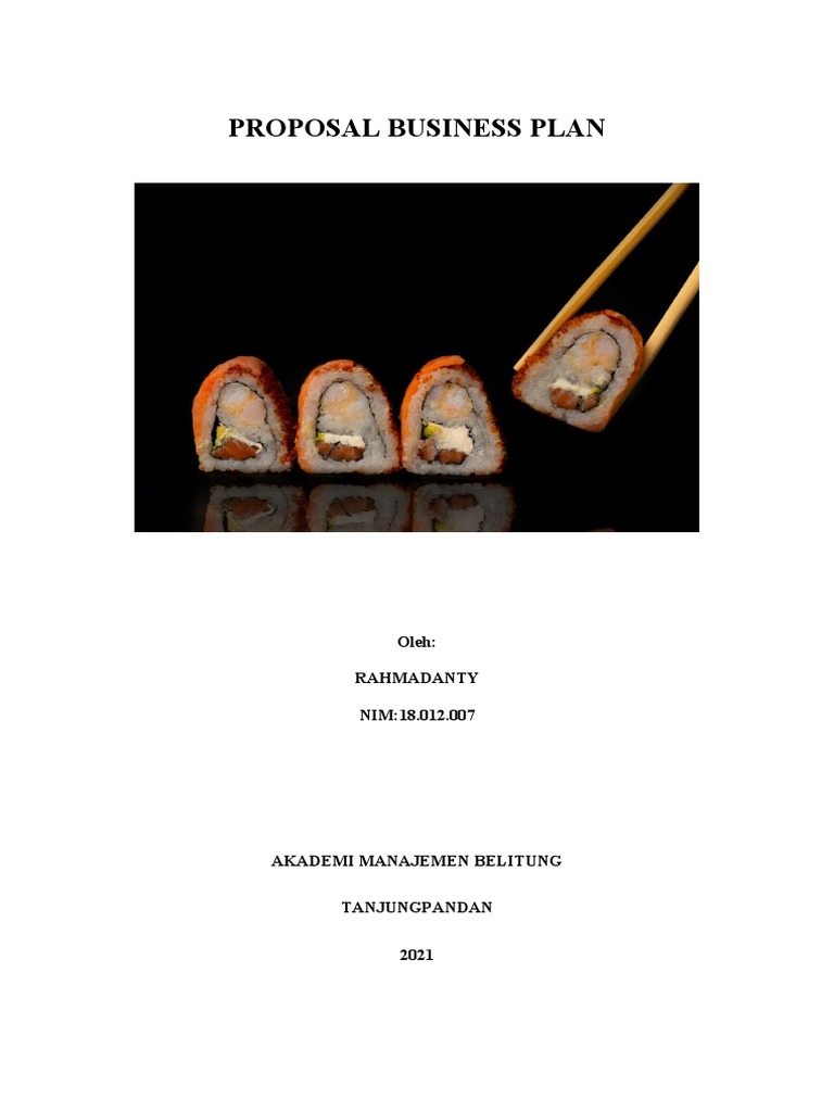 Proposal Business Plan | PDF