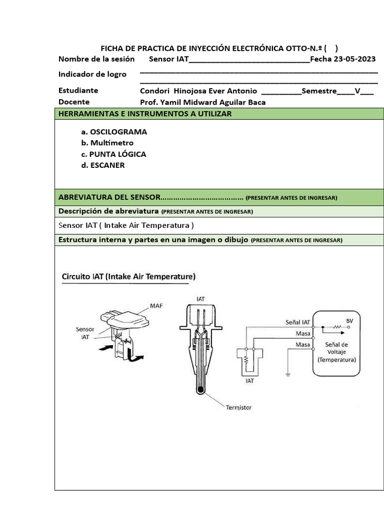 Sensor IAT 5 | PDF