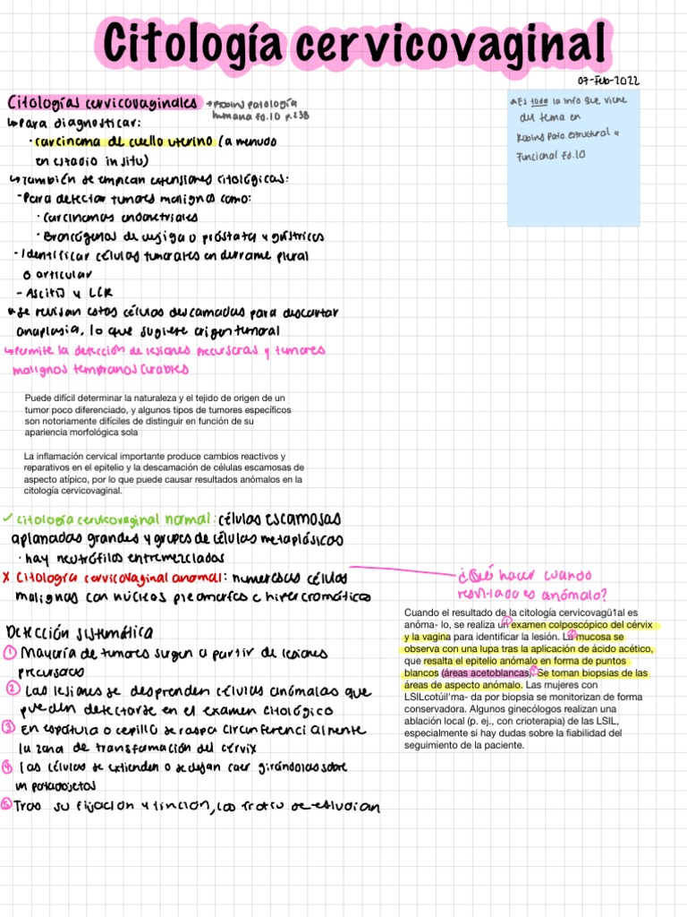 Diagnóstico de Tumores en Citología Cervical | PDF | Neoplasias | Medicina
