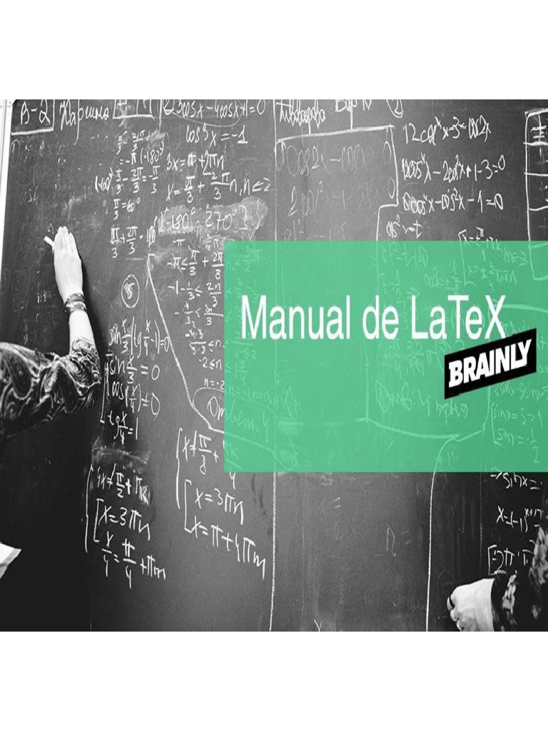 Manual de LaTeX - Completo - OB | PDF