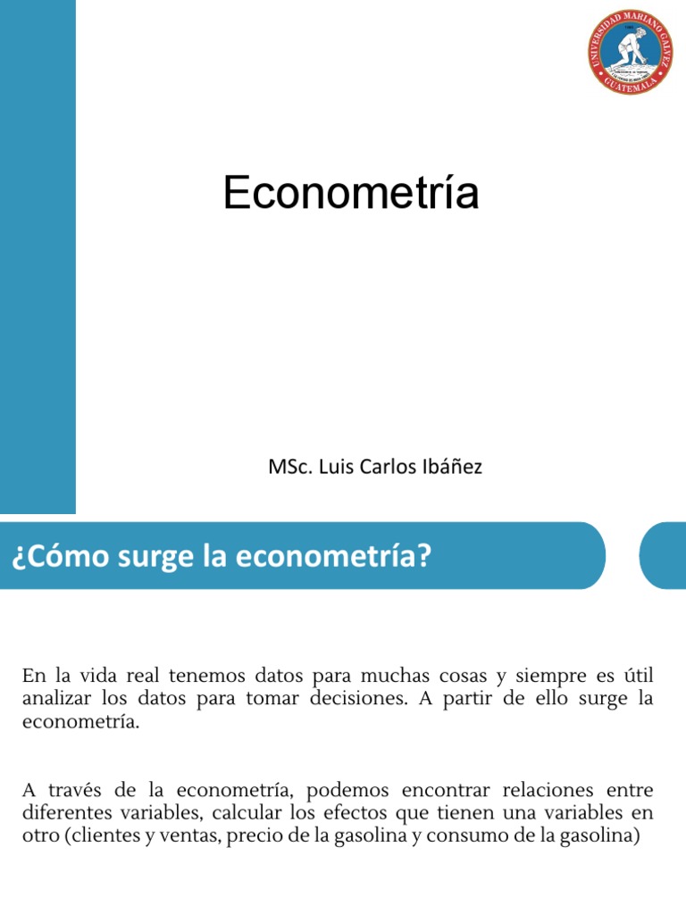 Introduccion A La Econometria | PDF | Análisis de regresión | Econometría