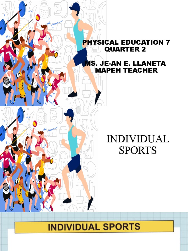 Individual Sports (Lesson) | PDF | Swimming (Sport) | Individual Sports