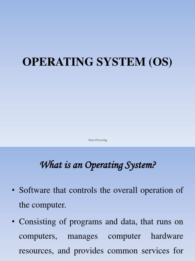 DP - Operating System | PDF | Operating System | Microsoft Windows