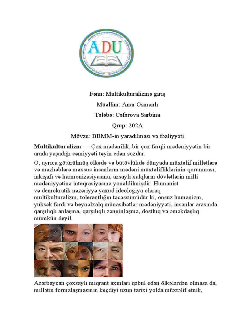 Multikulturalizm | PDF