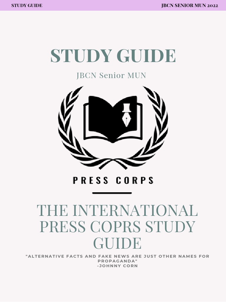 MUN IPC Guide: Journalism & Debate | PDF | Career & Growth | Politics