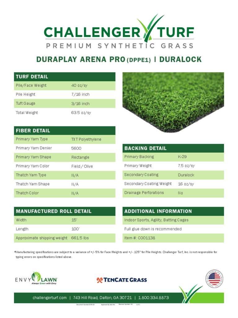Grass Turf Info | PDF