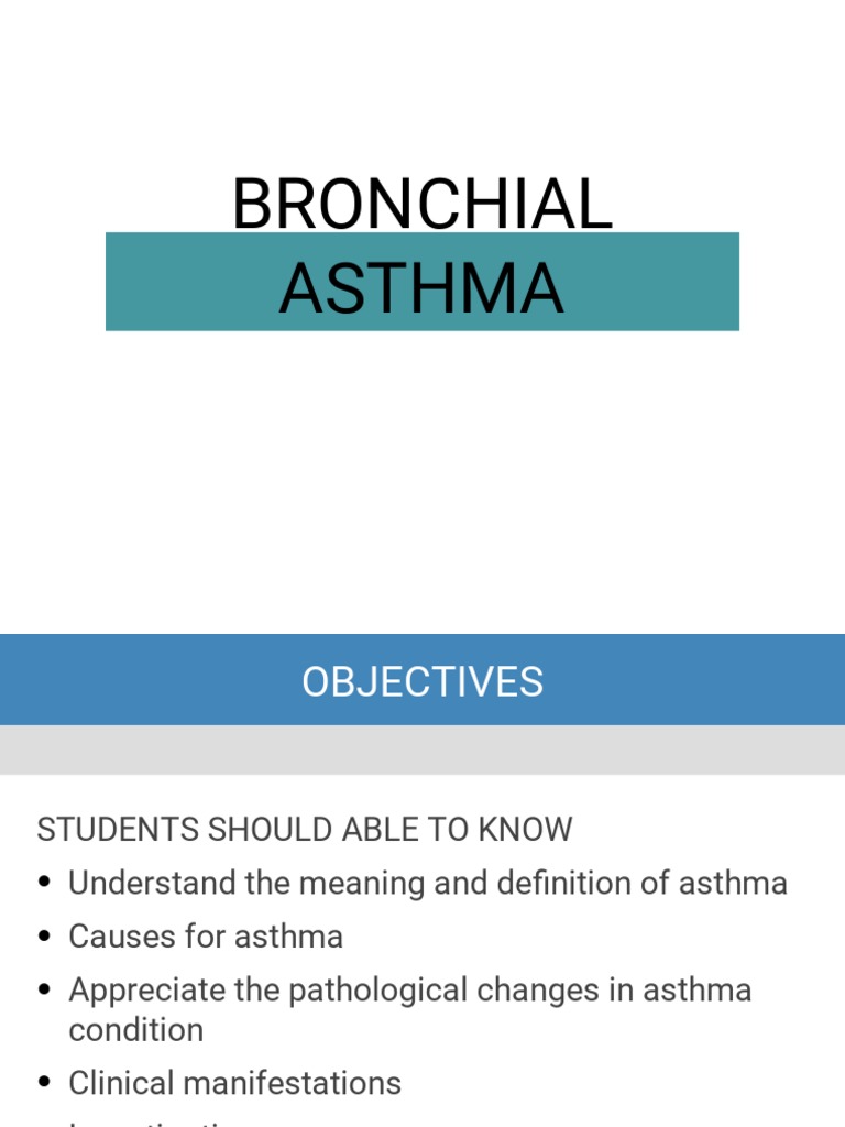 bronchial asthma | PDF