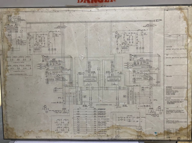Wiring Diagram For AMF and Sync Panel | PDF