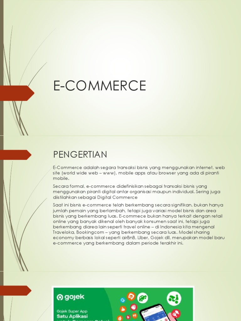 Pengantar E-Commerce | PDF