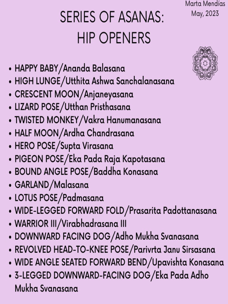 Series of Asanas | PDF