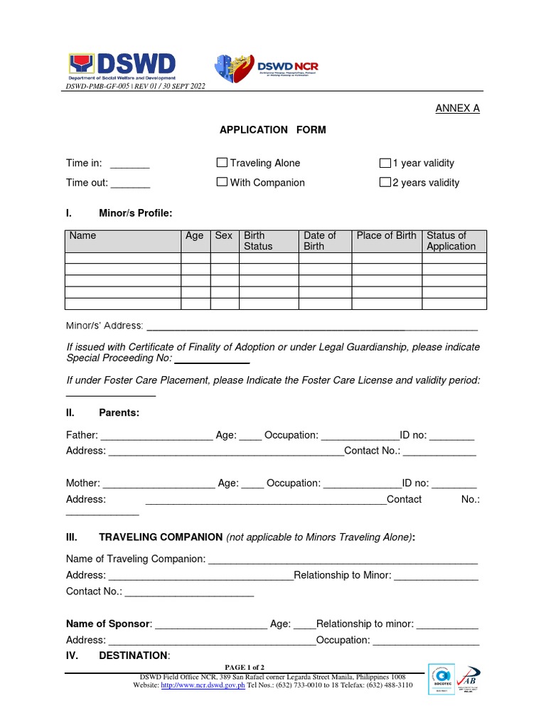 DSWD | PDF | Parent | Legal Guardian