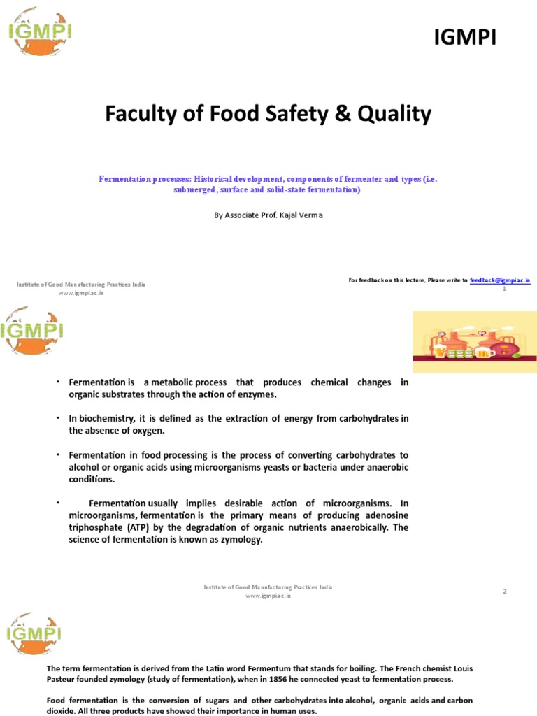 Fermentation Technology | PDF