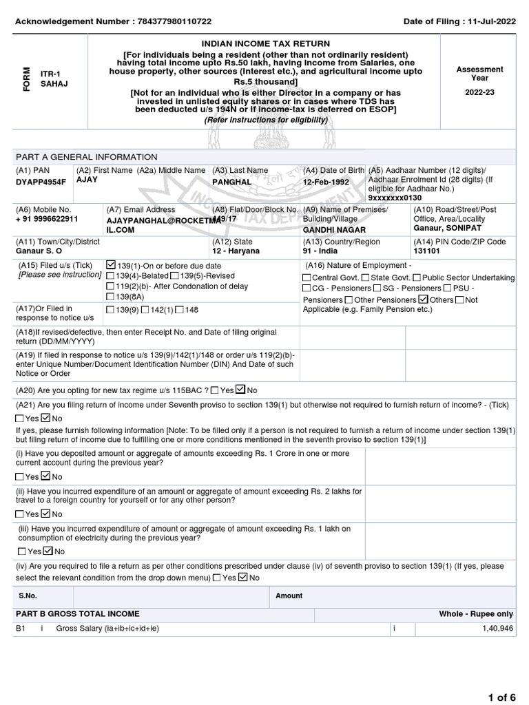 Form For Taxation | PDF | Pension | Tax Deduction