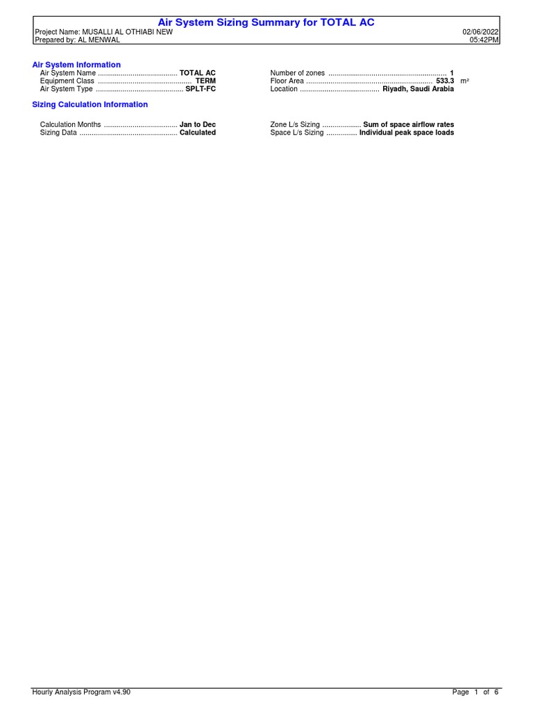 HAP Report | PDF | Latent Heat | Humidity