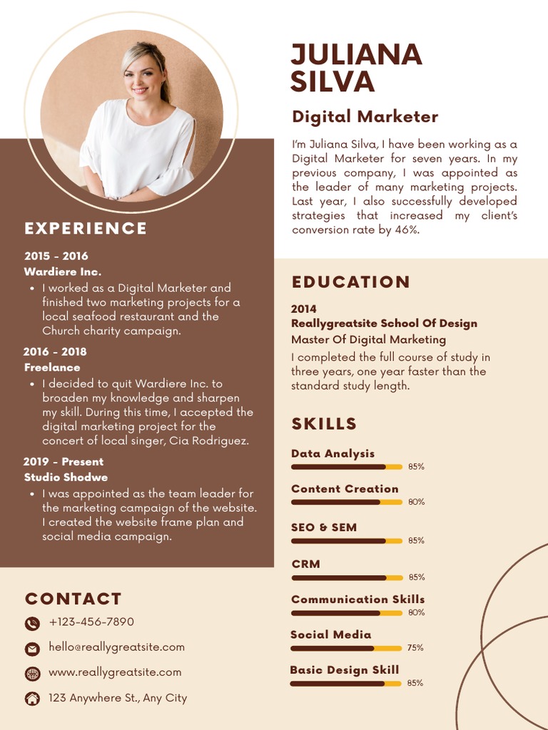 Grey Simple Graphic Designer Resume | PDF