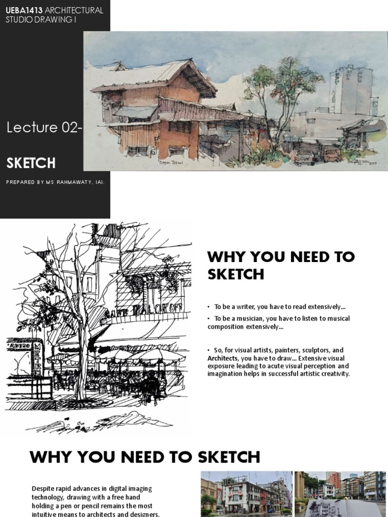 Lecture02 Sketch | PDF | Drawing | Composition (Visual Arts)