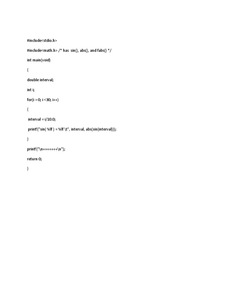 Sine Function | PDF