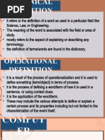 Expanded Definition | PDF | Definition | Analogy