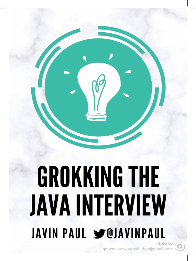 Grokking Java Interview Sample | PDF