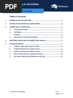 Connection of Snowflake On DBeaver | PDF