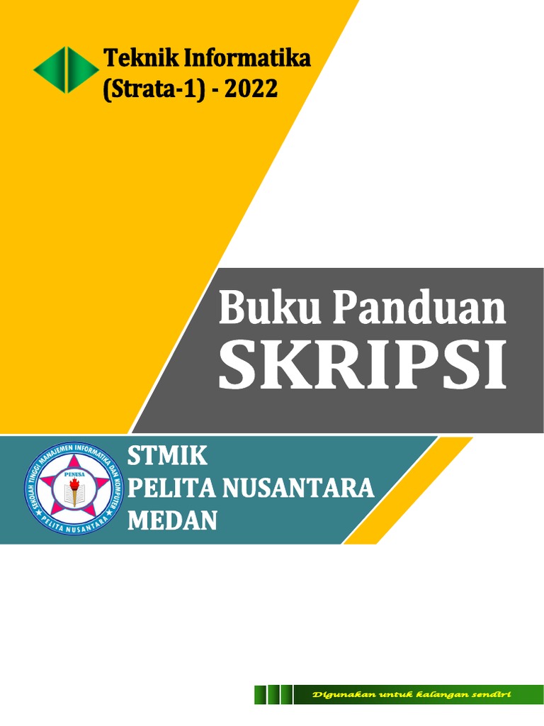 Panduan Skripsi Teknik Informatika Ta 2021 2022 Ok | PDF Panduan Skripsi Teknik Informatika Ta 2021 2022 Ok | PDF