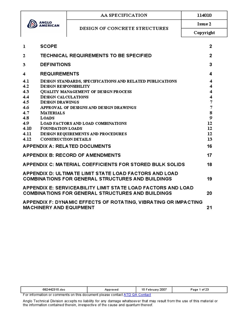 Aa Spec 114010 | PDF