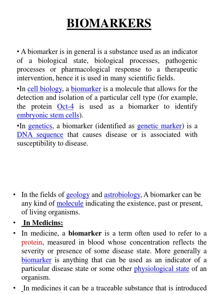 Biomarkers: Cell Biology Biomarker Oct-4 Embryonic Stem Cells Genetics ...