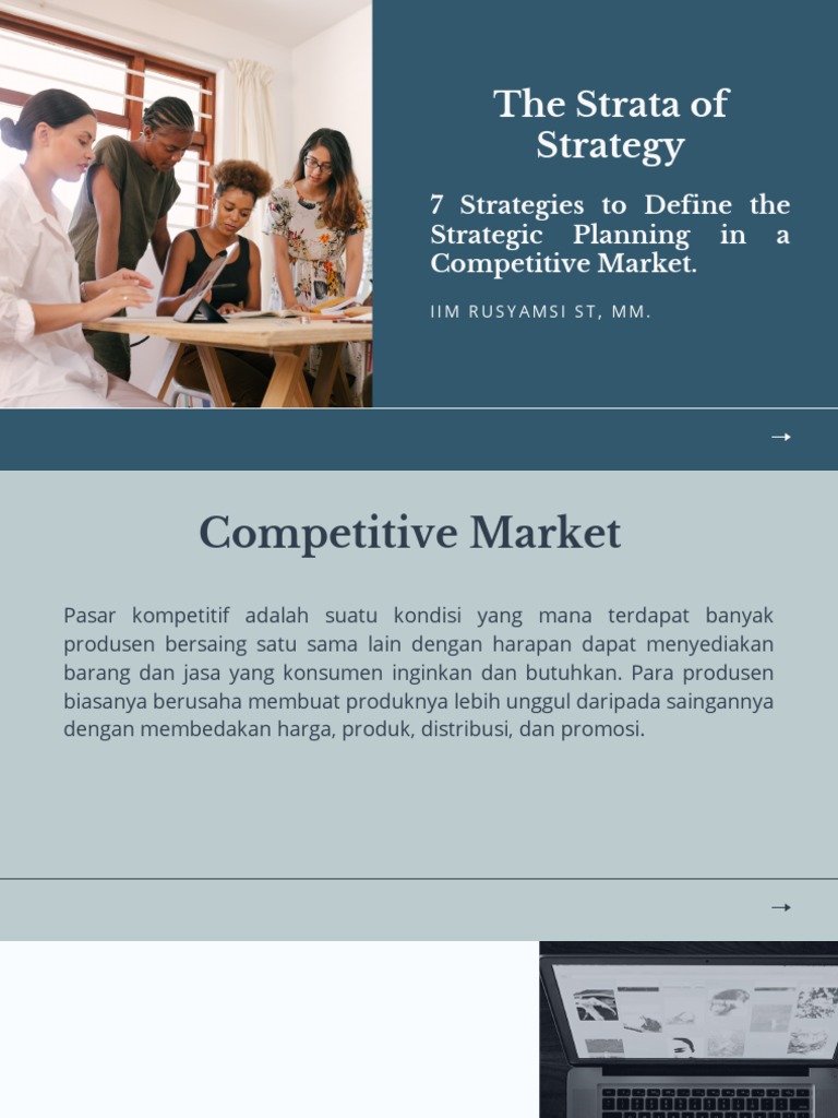 The Strata of Strategy - 7 Strategies To Define The Strategic Planning in A Competitive Market ...