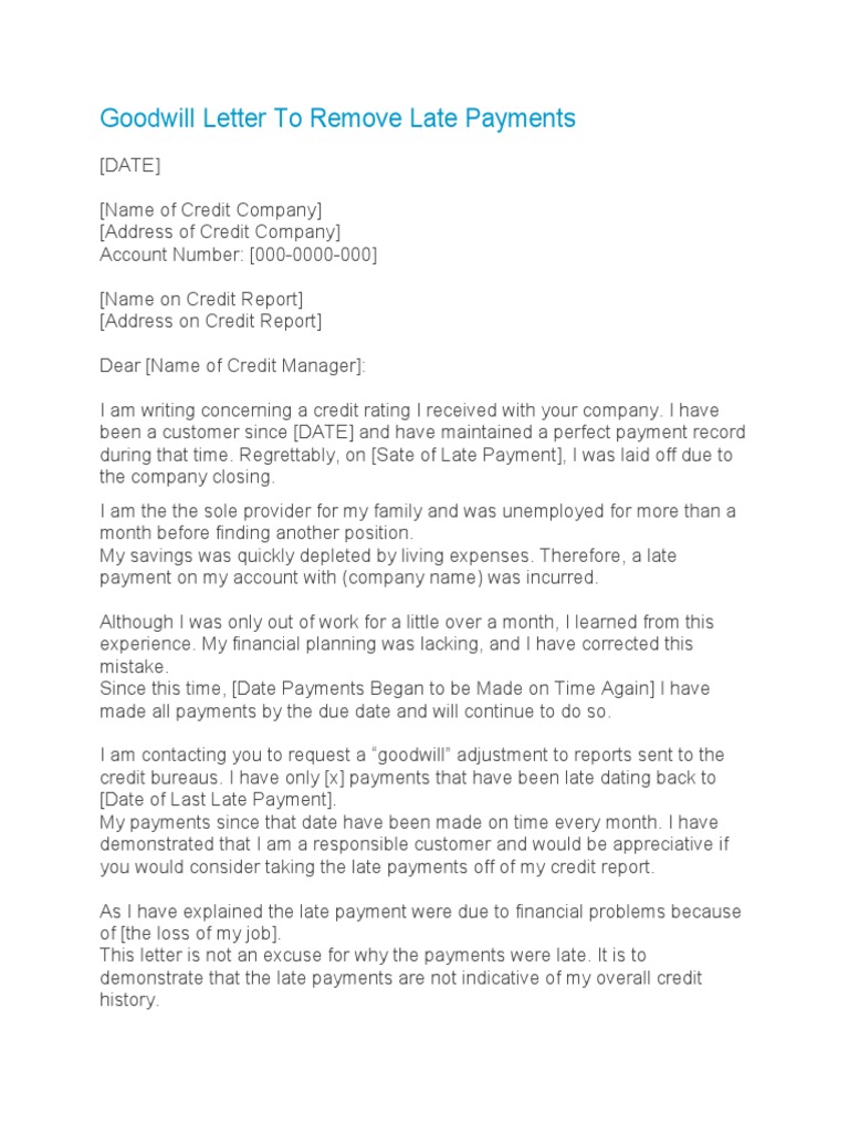 Goodwill-Letter-Template-31 2 | PDF