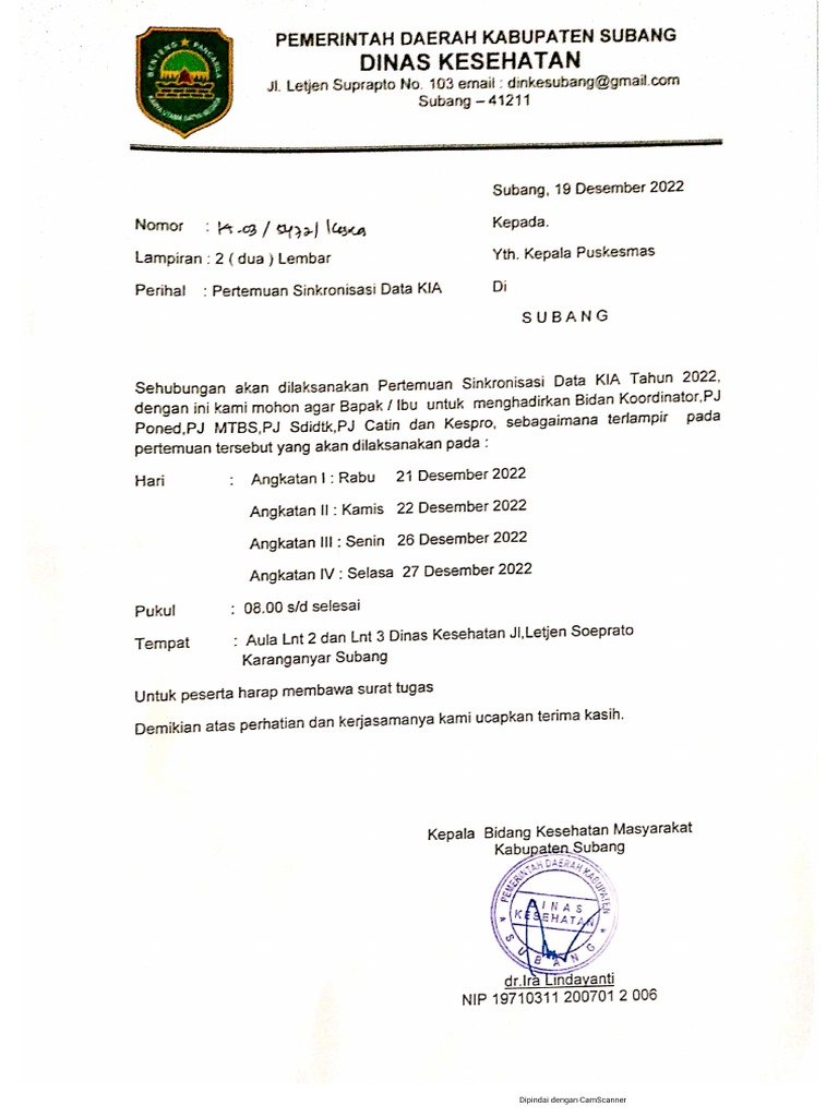 Surat Desk KIA | PDF