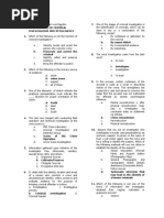 Review Question On Cdi-1: Fundamentals of Criminal Investigation and ...