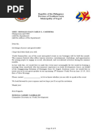 Request Letter For Seedlings | PDF