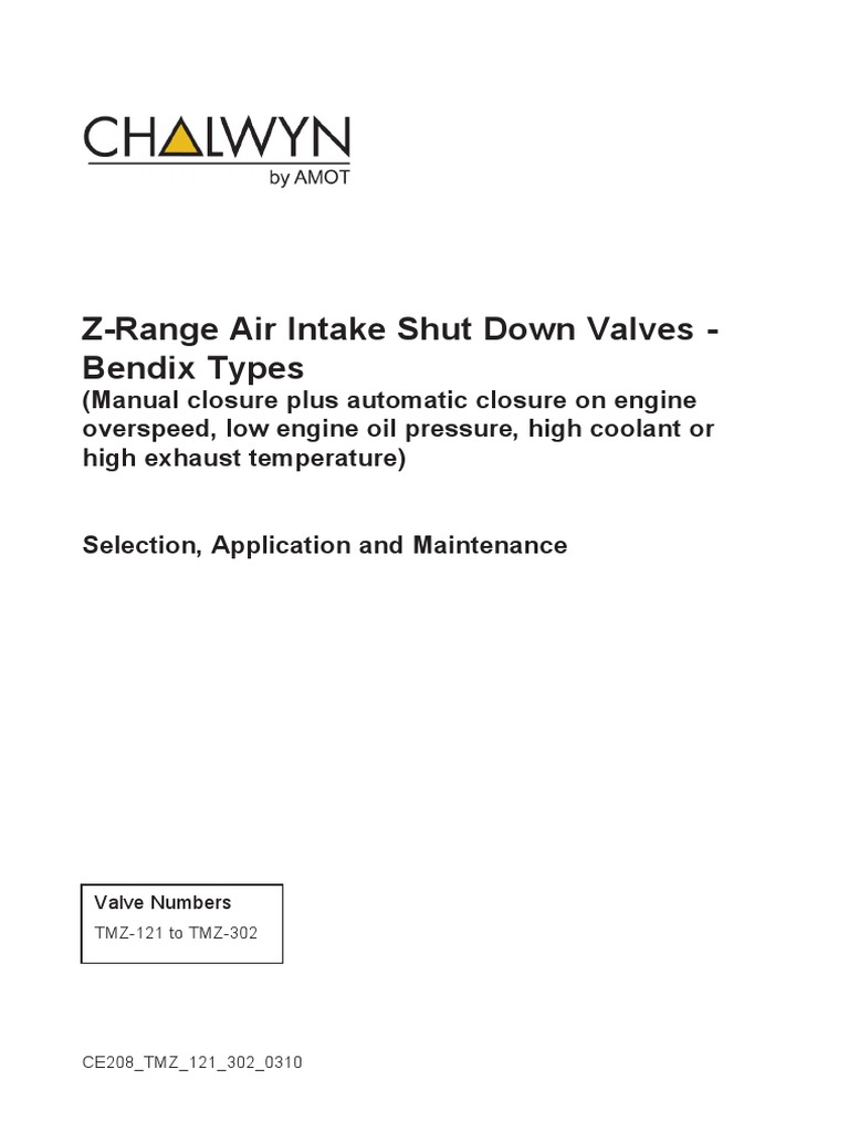 Chalwyn Z Bendix CE208 | PDF