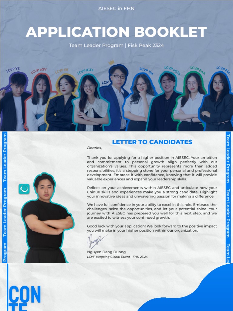 Outgoing Global Talent Application Questionnaire TLP Fish Peak 2324 | PDF