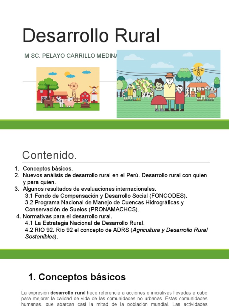 Desarrollo Rural | PDF | Desarrollo Rural | Sustentabilidad