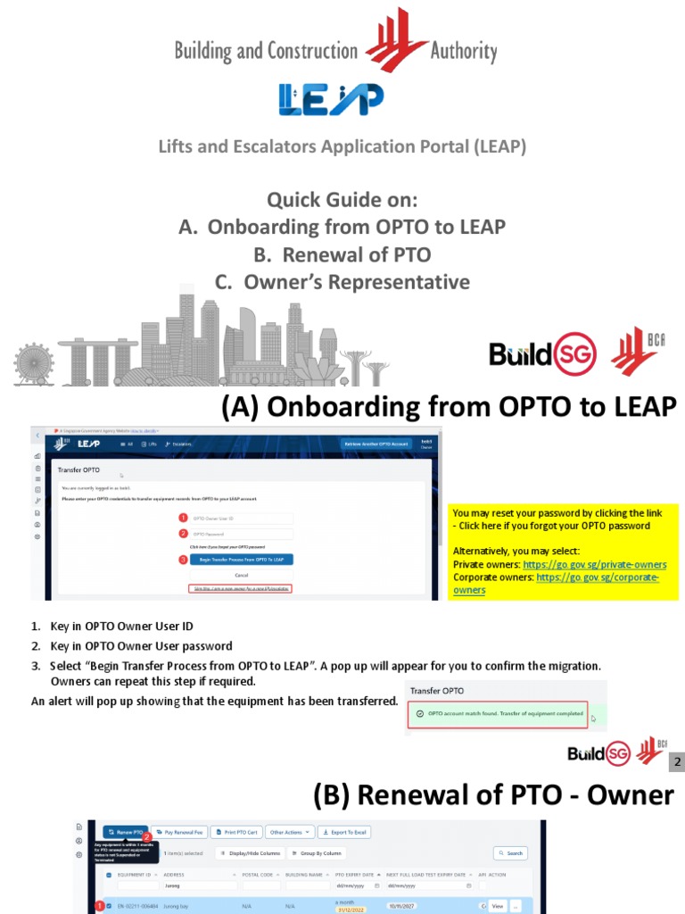 BCA LEAP Quick Guide v0 1 | PDF | Computing | Software BCA LEAP Quick Guide v0 1 | PDF | Computing | Software