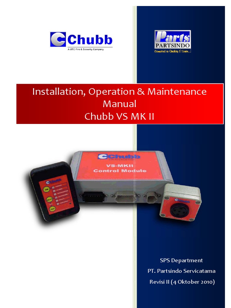 Chubb VS MK II Manual by Partsindo | PDF | Power Supply | Electricity
