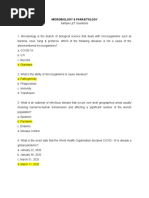 Microbiology Final Exam Review Guide | PDF | Bacteria | Infection